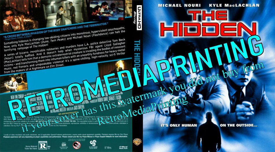 The Hidden (1987) 4k Blu-ray