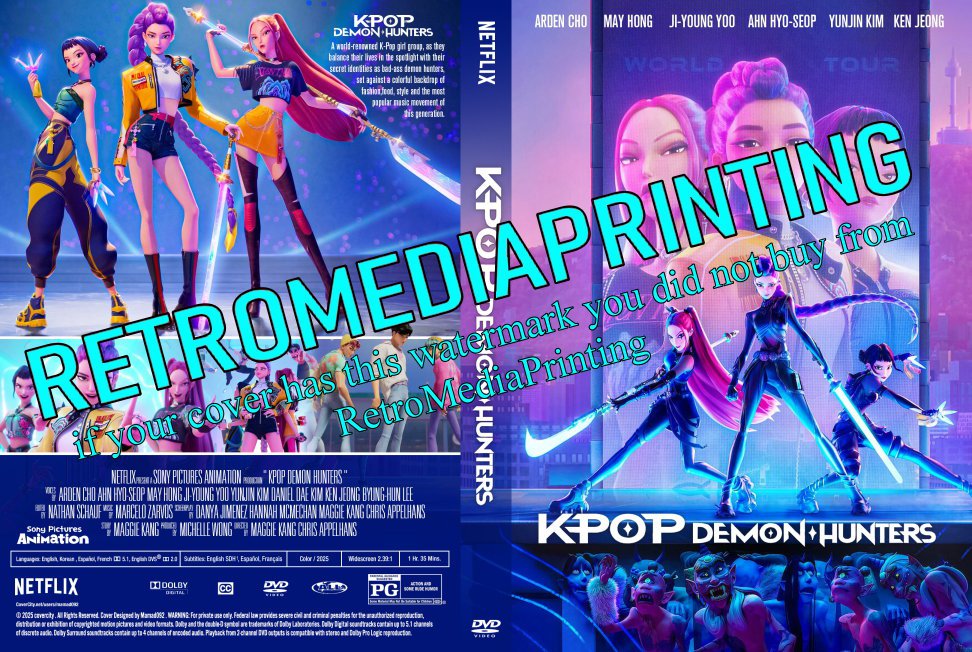 KPop Demon Hunters (2025) DVD