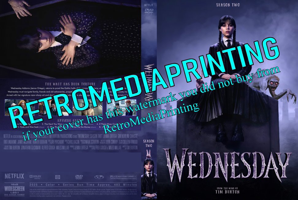 Wednesday Complete Season 2 DVD ***3 Disc Set***