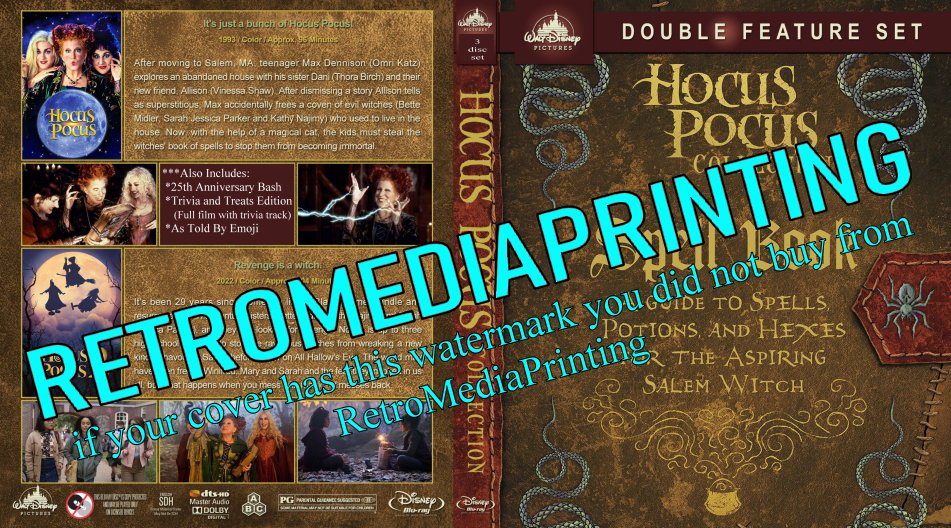 Disney's Hocus Pocus 1 and 2 plus extras Blu-ray ***3 Disc Set***