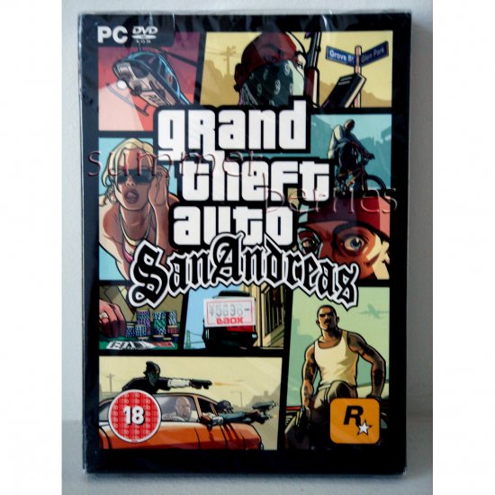 PC Game - Grand Theft Auto: San Andreas (Limited Edition) - Brand New