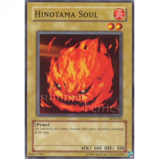 YuGiOh Card LOB-026 - Hinotama Soul [Common]