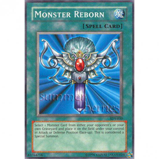 YuGiOh Card SDY-030 - Monster Reborn [Promo Common]