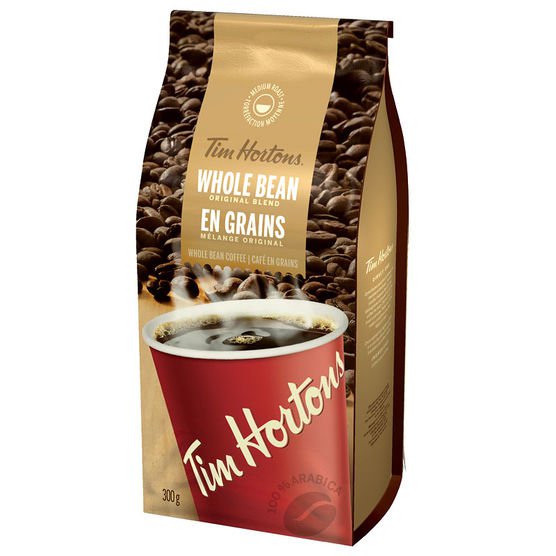 Tim Hortons Original Blend Whole Bean Original Blend Coffee - 300g