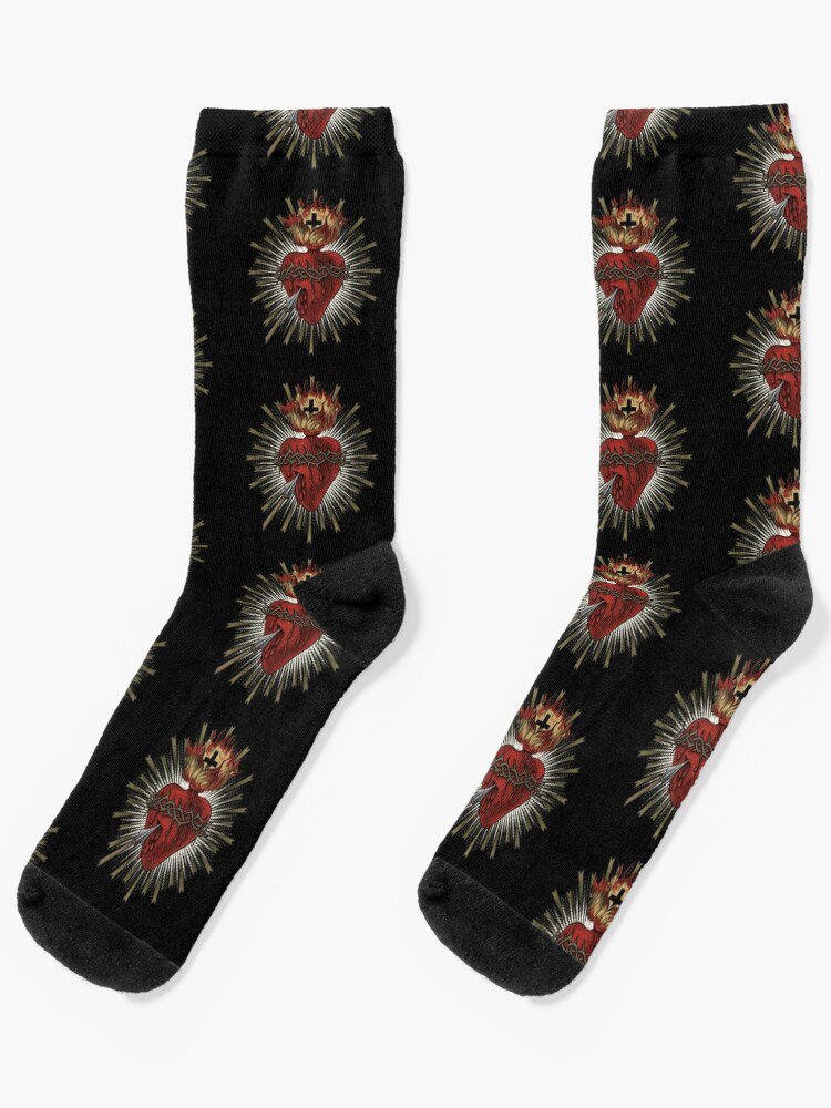 Men's& woman's Sacred Heart Of Jesus Christ Socks