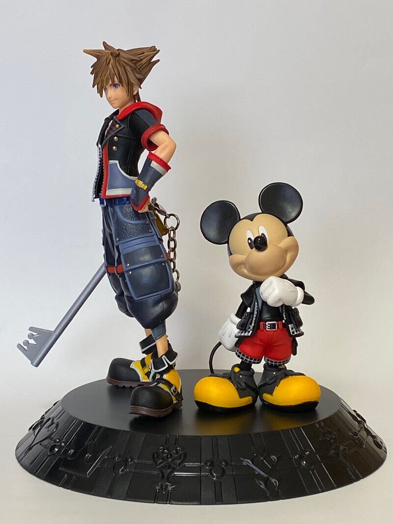 Ichiban Kuji Kingdom Hearts Sora & Mickey Statue figure Disney Japan F ...
