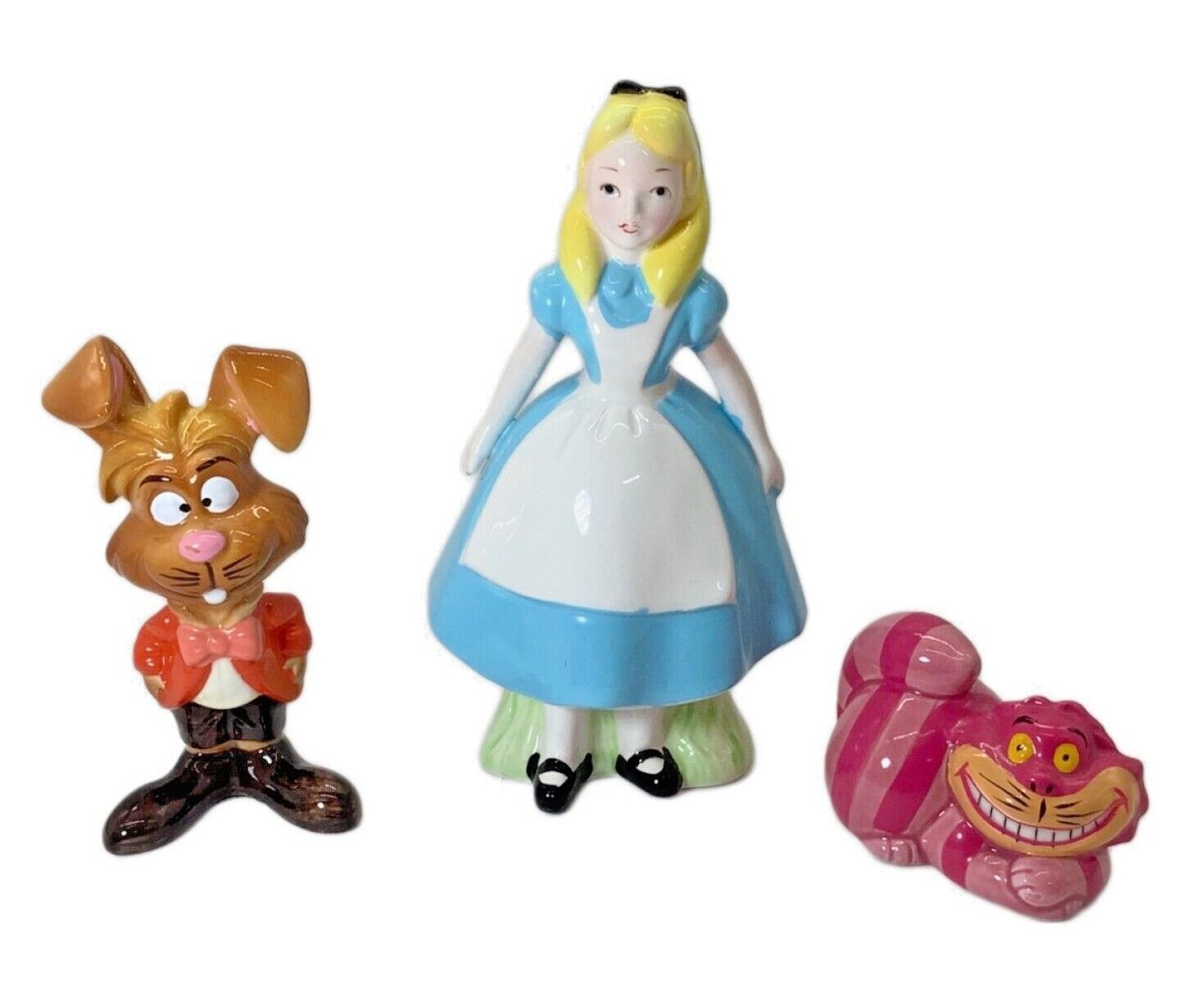 Disney Alice In Wonderland Ceramic Thackery Earwicket & Alice ...