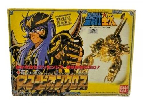 1987 Vintage Bandai Saint Seiya Gold Scorpion Cloth Milo Action Figure ...