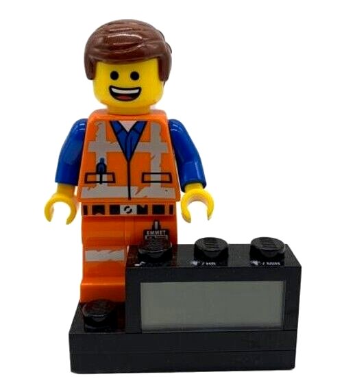 The Lego Movie 2 - Emmet Light Up Minifigure Talking Digital Alarm ...
