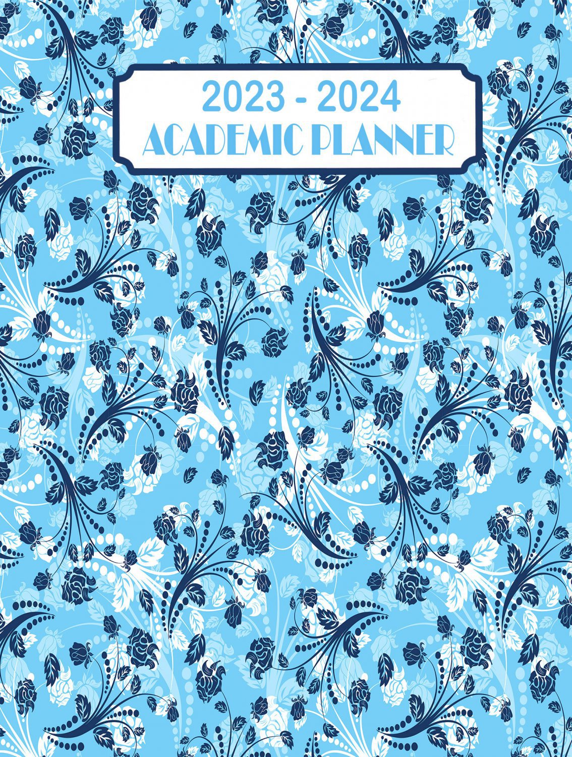 2023-2024 Student Academic Planner Calendar - School College Weekly ...