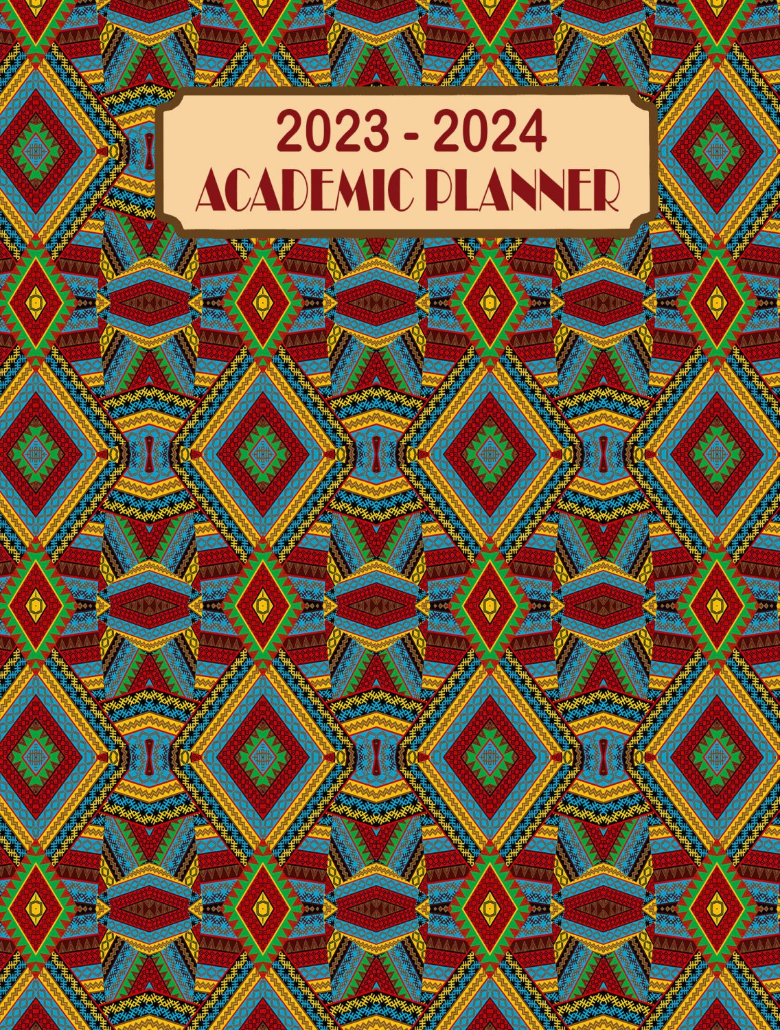 2023-2024 Student Academic Planner Calendar - School College Weekly ...