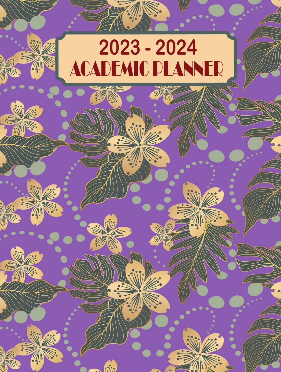 2023-2024 Student Academic Planner Calendar - School College Weekly ...