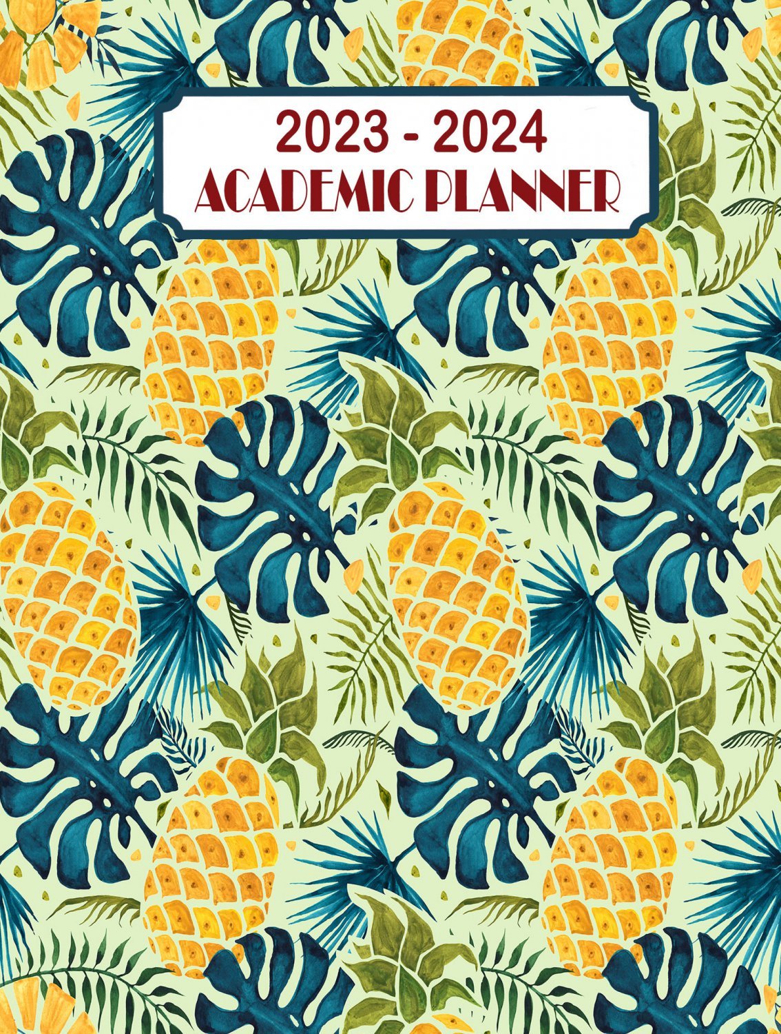 2023-2024 Student Academic Planner Calendar - School College Weekly ...