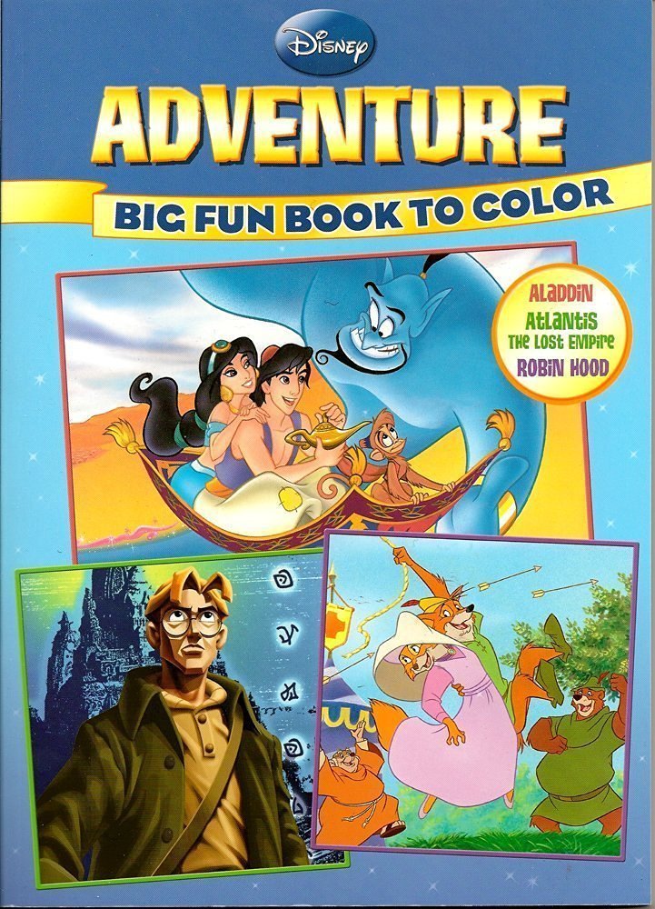 Disney Big Fun Book to Color ~ Adventure (96 Pages)