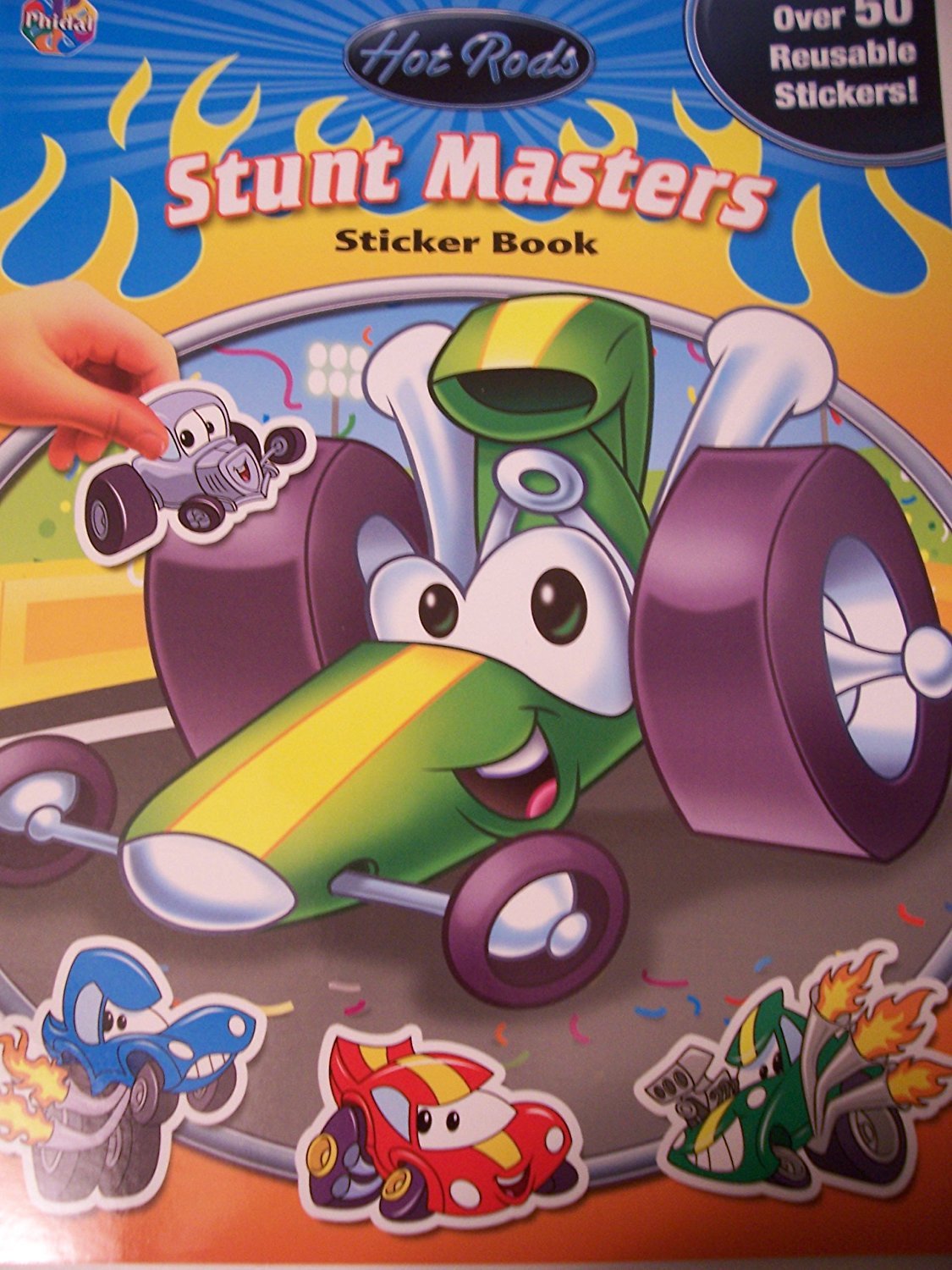Educational Hot Rods Sticker Book ~ Stunt Masters (Over 50 Reusable ...