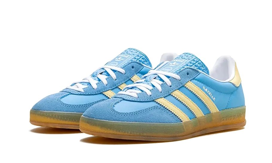liulongyl & 2026 Adidas Gazelle Indoor Semi Blue Burst Almost Yellow