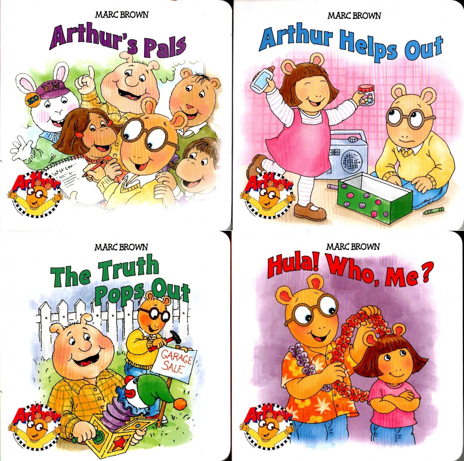 Arthur`s Pals, Arthur Helps Out, The Truth Pops Out and Hula! Who, Me ...
