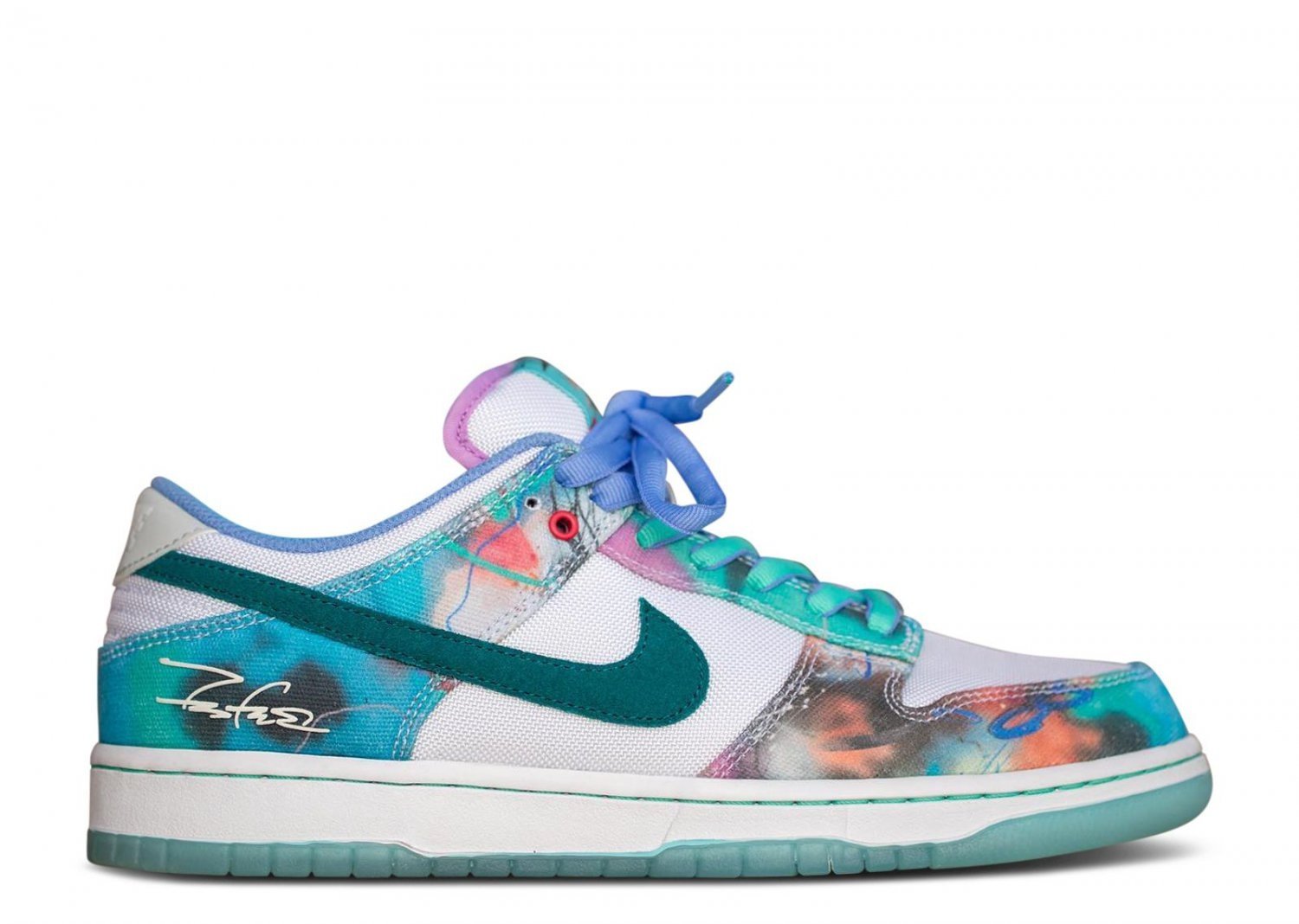 2026 Futura Laboratories x Dunk Low SB Bleached Aqua