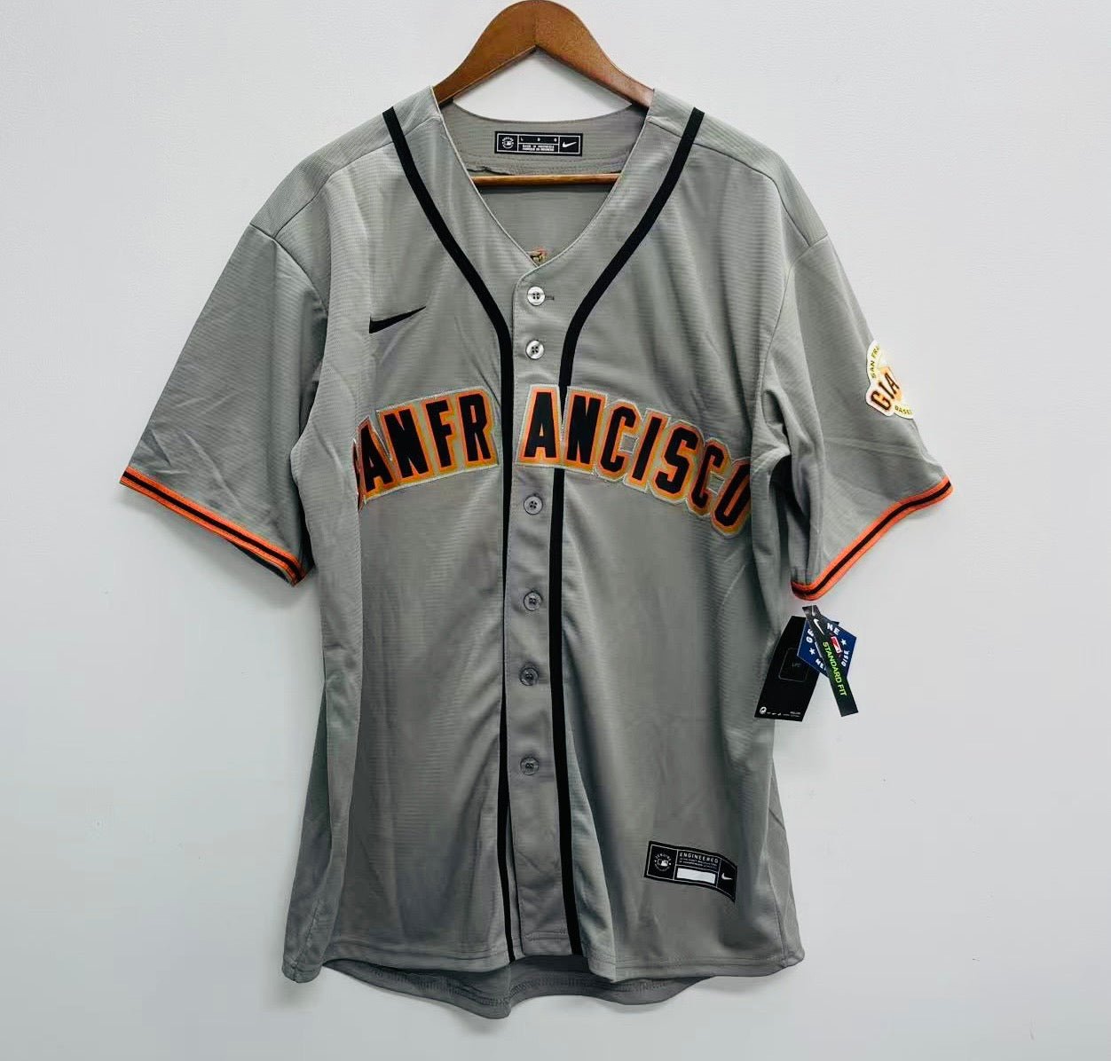 Jung Hoo Lee San Francisco Giants Official Baseball Jersey gray