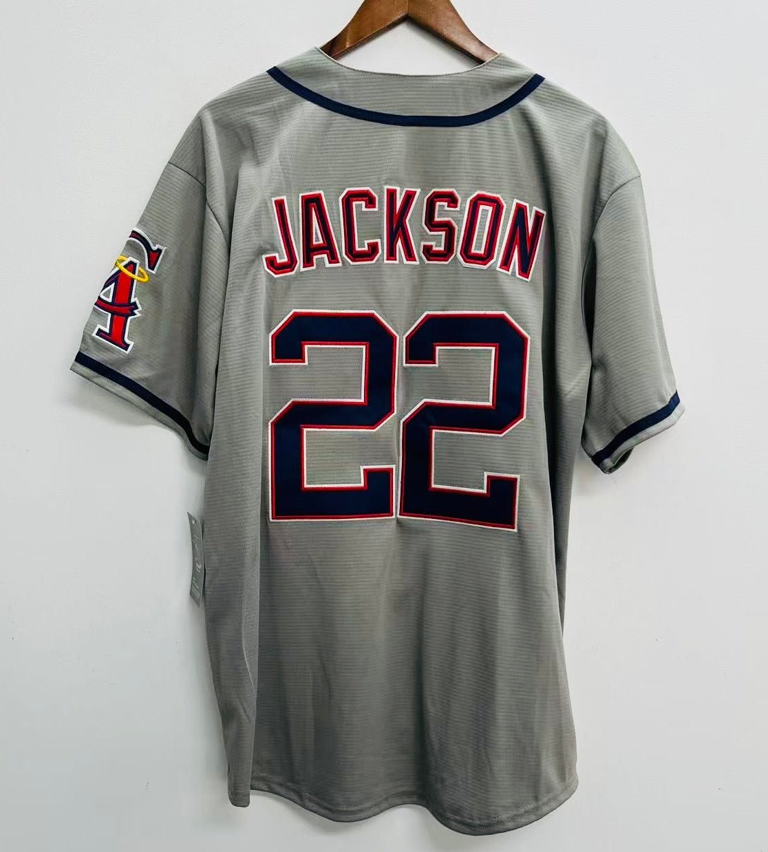 Bo Jackson Anaheim California Angels Official Baseball Majestic Jersey