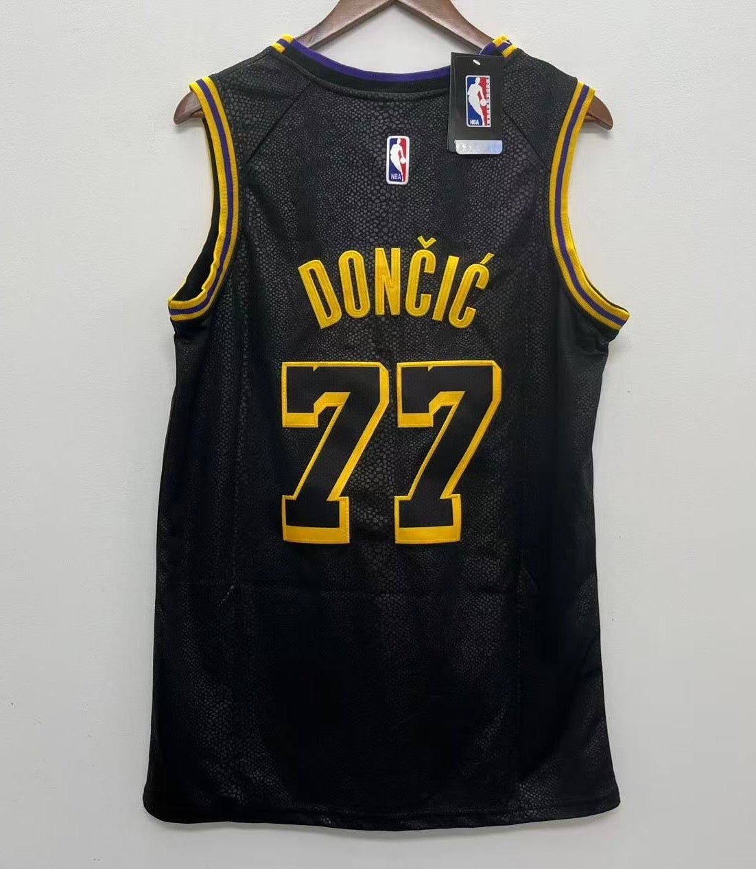 Luca Doncic Los Angeles Lakers Official Basketball Jersey black