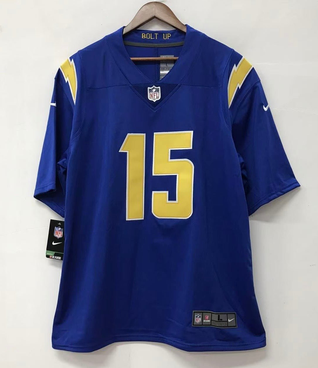 Ladd McConkey Los Angeles Chargers Official Football Jersey blue
