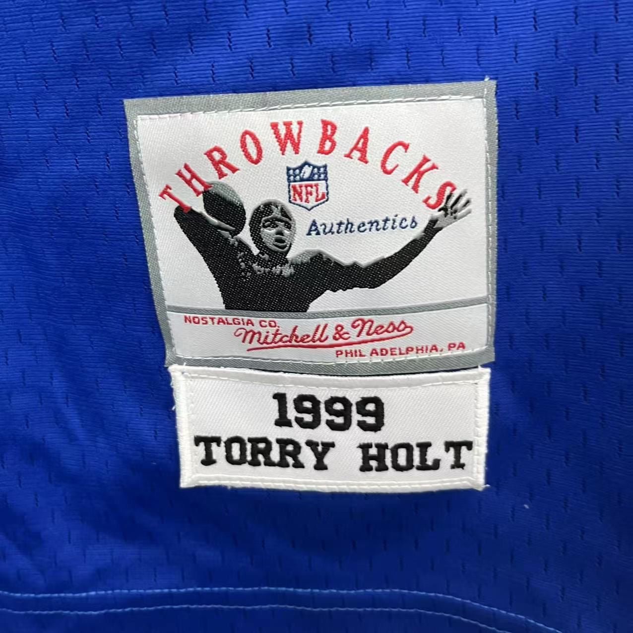 Tory Holt Los Angeles Rams Football Mitchell & Ness Jersey