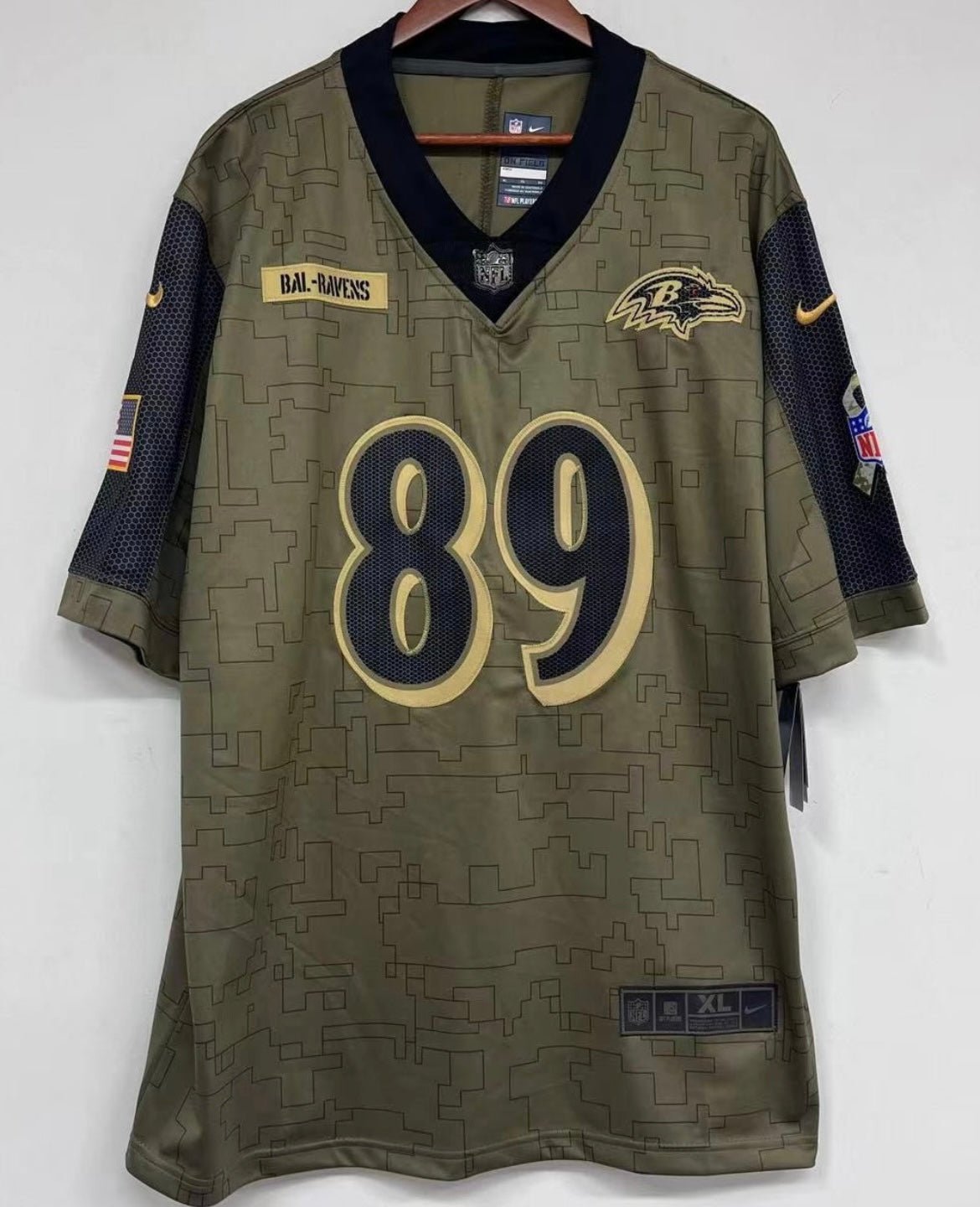 Mark Andrews Baltimore Ravens military salute to service Jersey