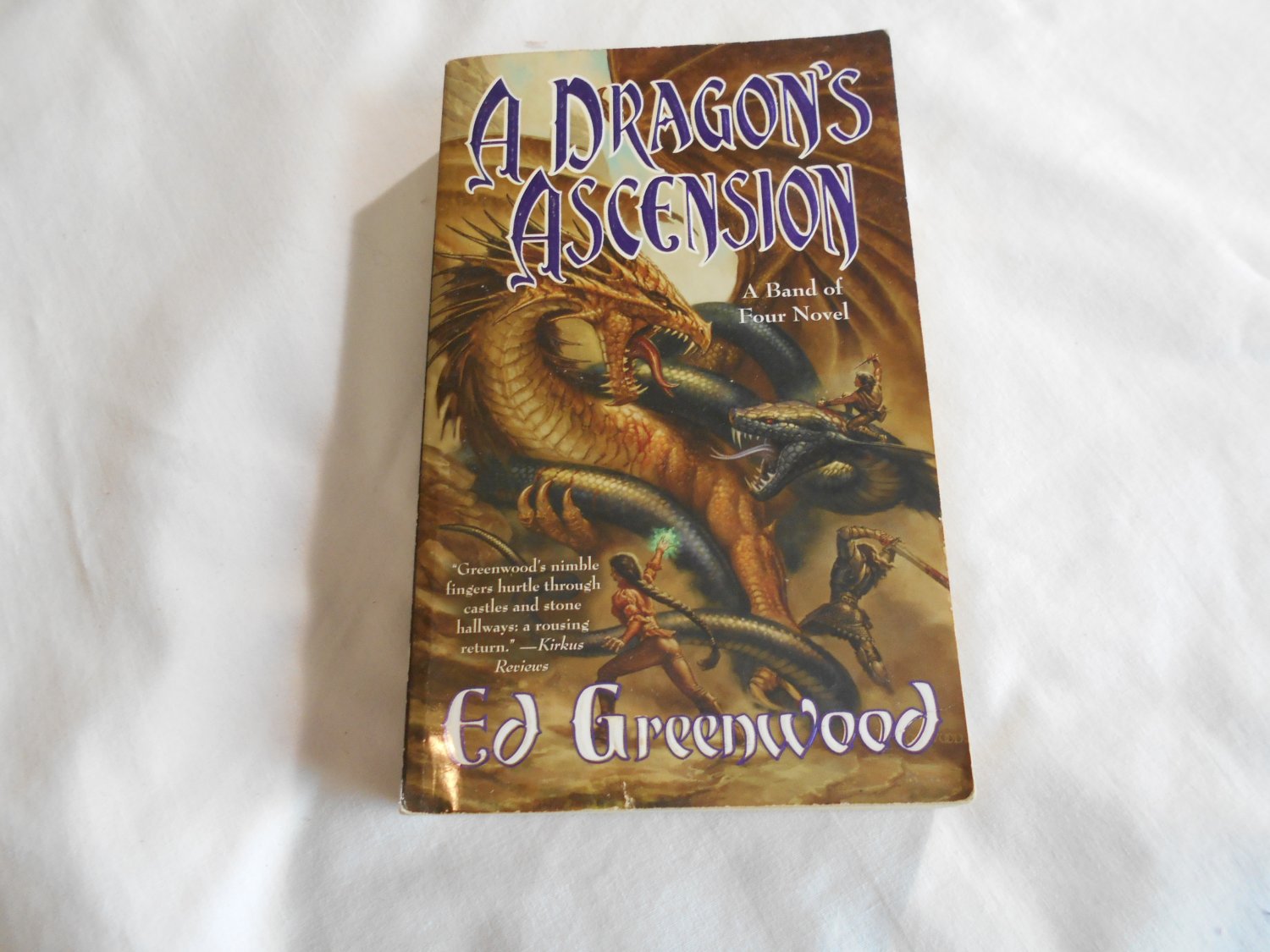 A Dragon's Ascension by Ed Greenwood (2003) (R2) Band of Four #3, TOR ...