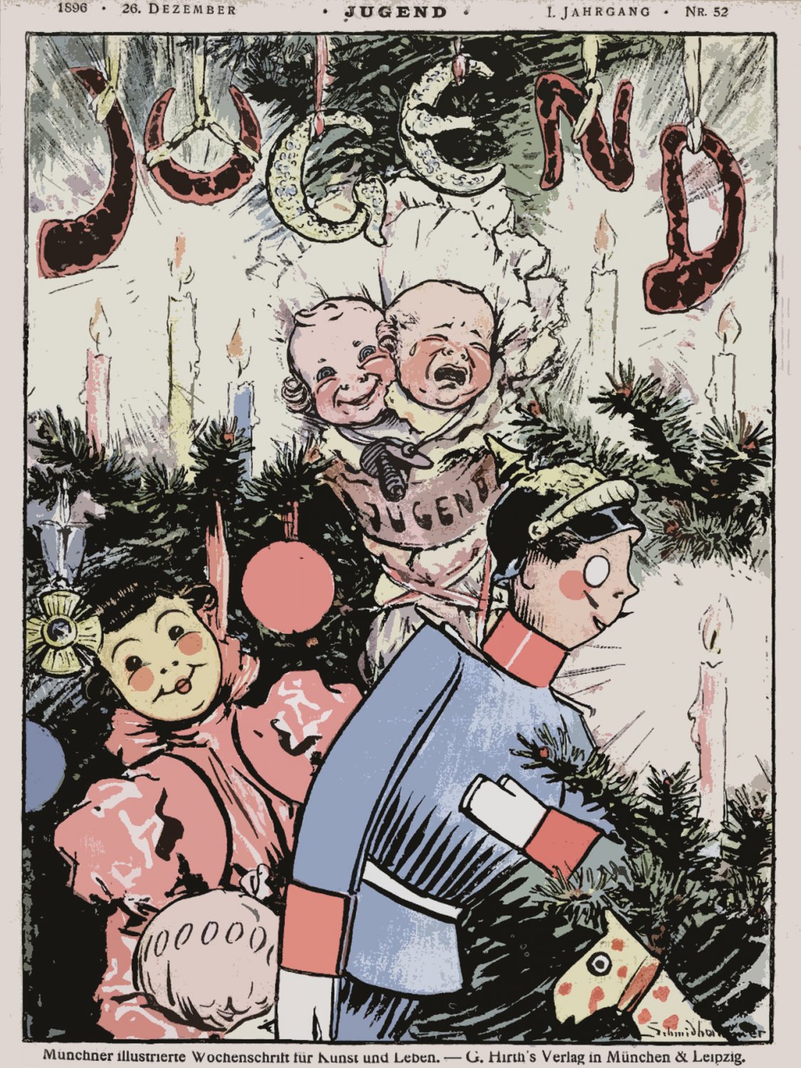 16x20 Poster decor.Room art wall design.Jugend Youth magazine New Year.9420
