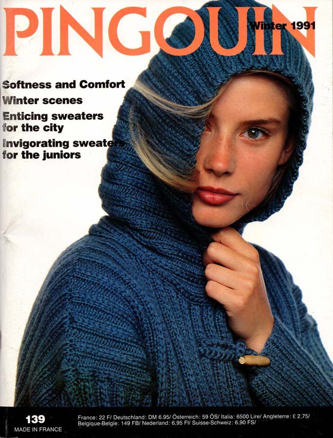 Pingouin Knitting Magazine Number 139 Winter 1991 - 32 Couture Designs