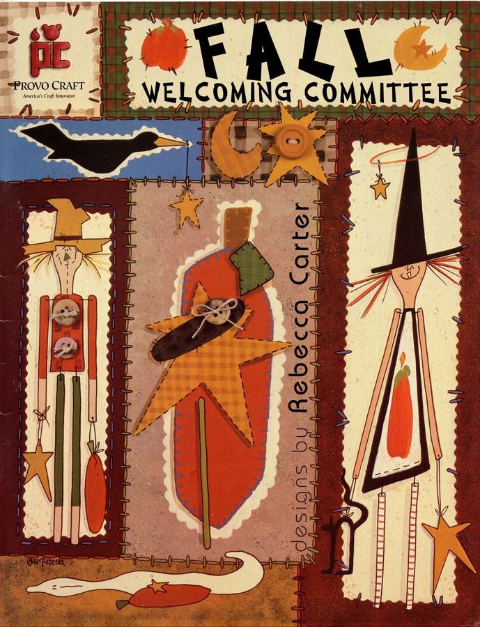 Provo Craft Fall Welcoming Committee Booklet 1995 - 20 Designs to Make ...