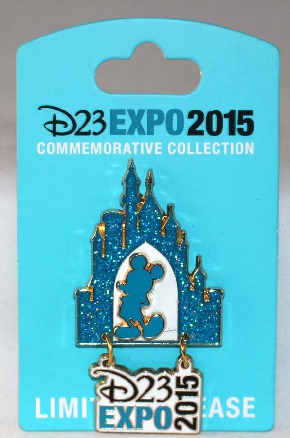 D23 Expo 2015 Mickey Mouse at Sleeping Beauty's Castle Dangle Pin ...