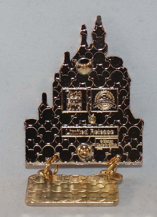 D23 Expo 2015 Mickey Mouse at Sleeping Beauty's Castle Dangle Pin ...