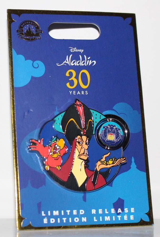 Disney Aladdin 30th Anniversary Pin Jafar and Iago Limited Limited Release
