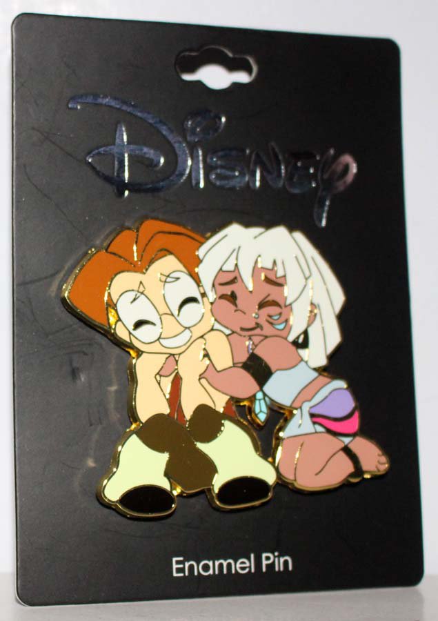 Disney Atlantis' Milo and Kida Chibi Pin