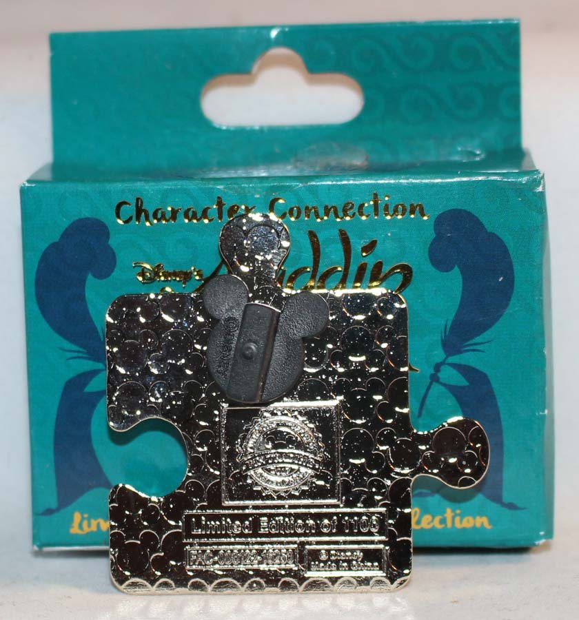 Disney Character Connection Aladdin Puzzle Piece Mystery Pin Abu ...