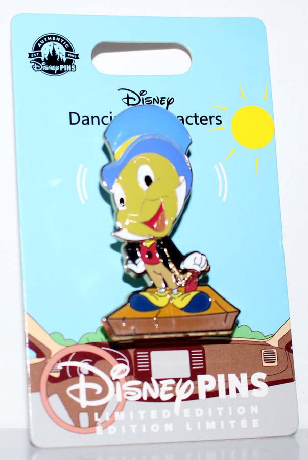 Disney Dancing Characters Pin Pinocchio's Jiminy Cricket Limited ...
