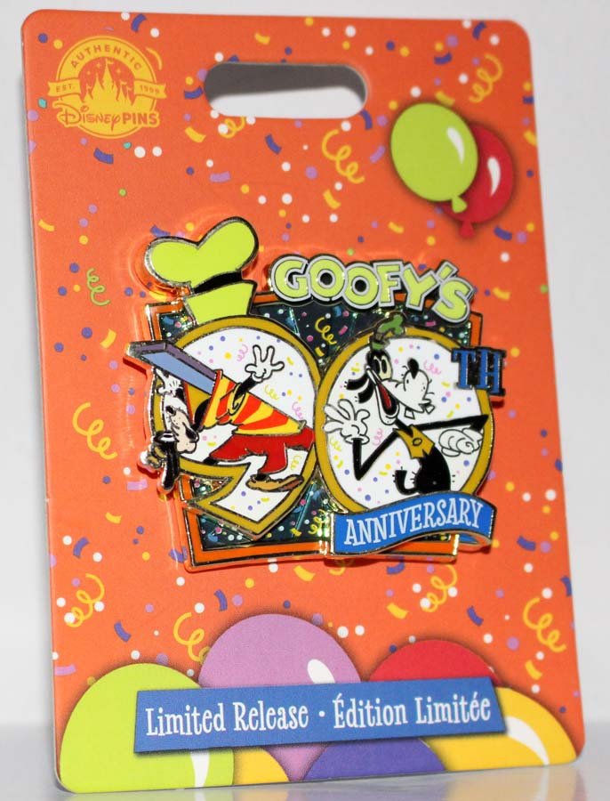 Disney Goofy's 90th Anniversary Pin Hawaiian Holiday Limited Release