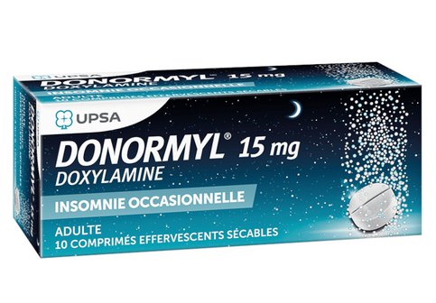 Donormyl 15 mg effervescent tablets - UPSA
