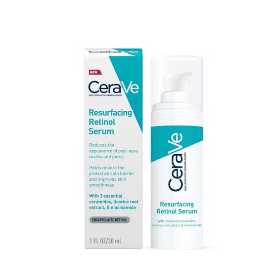 CeraVe Resurfacing Retinol Serum with Ceramides and Niacinamide for ...