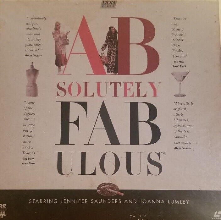 Absolutely Fabulous Season 1 & 2 Laserdisc 3 Disc Boxed Set