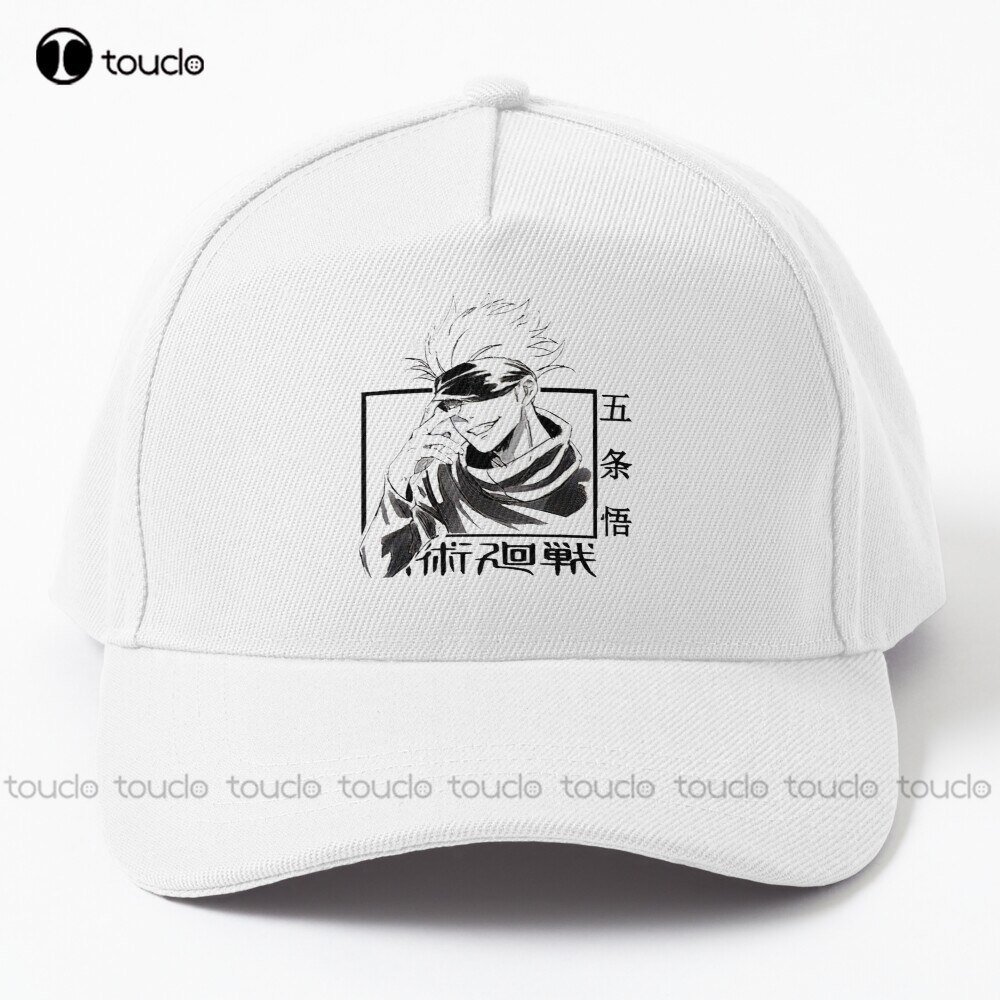 Satoru Gojo Anime Jujutsu Kaisen Satoru Gojo Eyes Baseball Cap Pink Hats