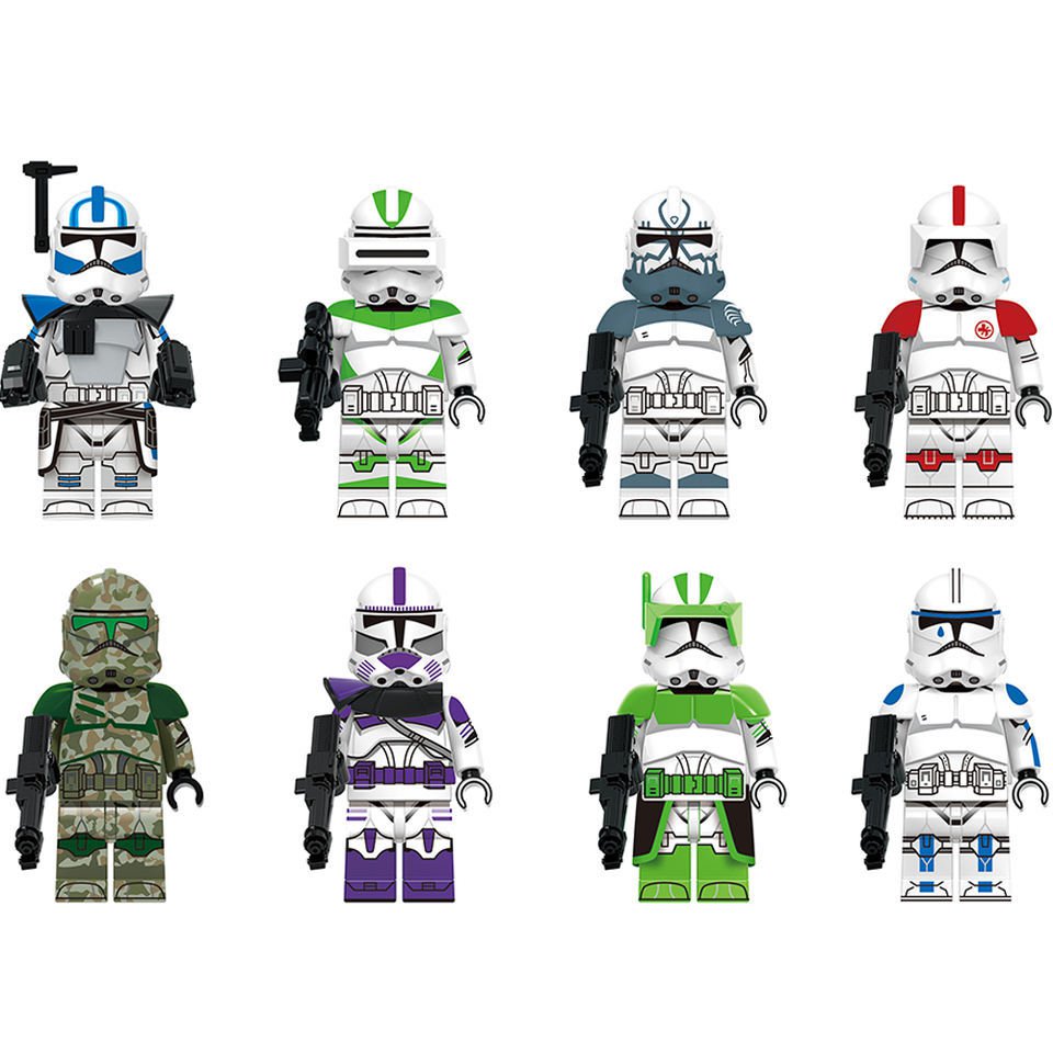 Star Wars 442nd Battalion 187th Legion Clone Medic Comet Tup 8pcs ...