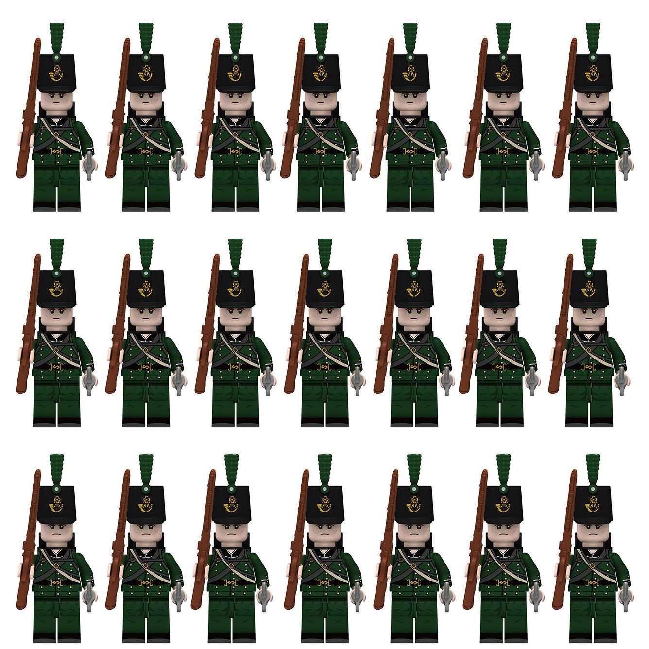 Napoleonic Wars Legion 95th Rifles British Infantry Soldiers 21pcs ...