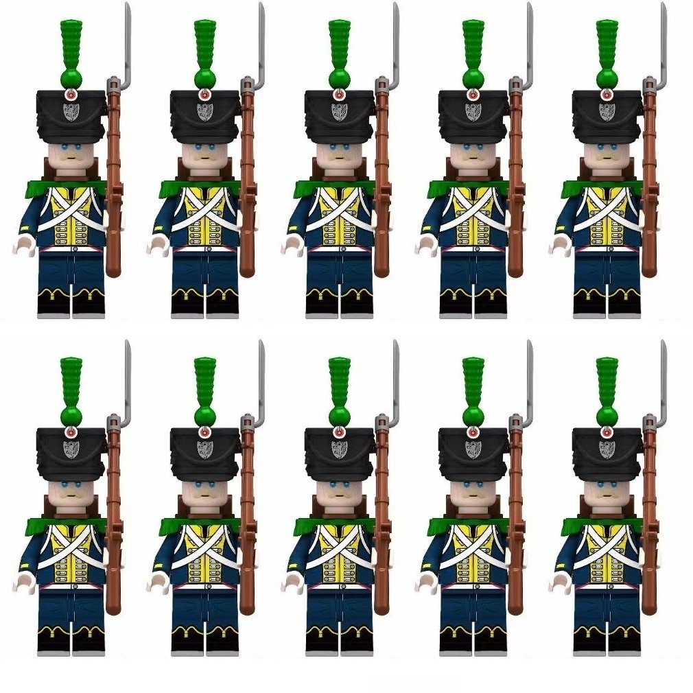 Napoleonic Wars Hessian Light Infantry 10pcs Minifigures Building Toy