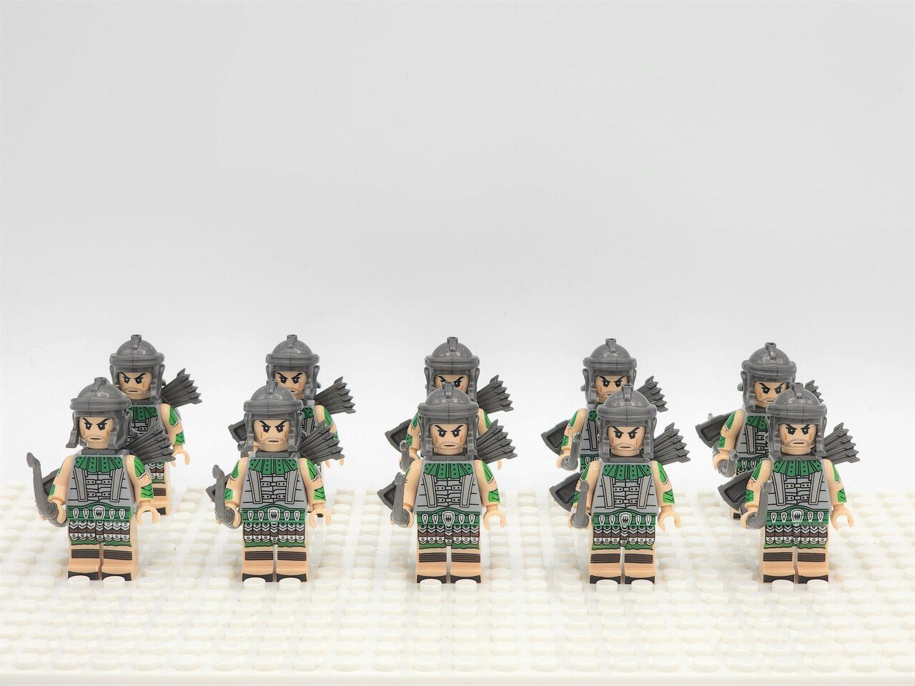 Ancient Roman Legion Archers Roman Soldiers 10pcs Minifigure Bricks Toys