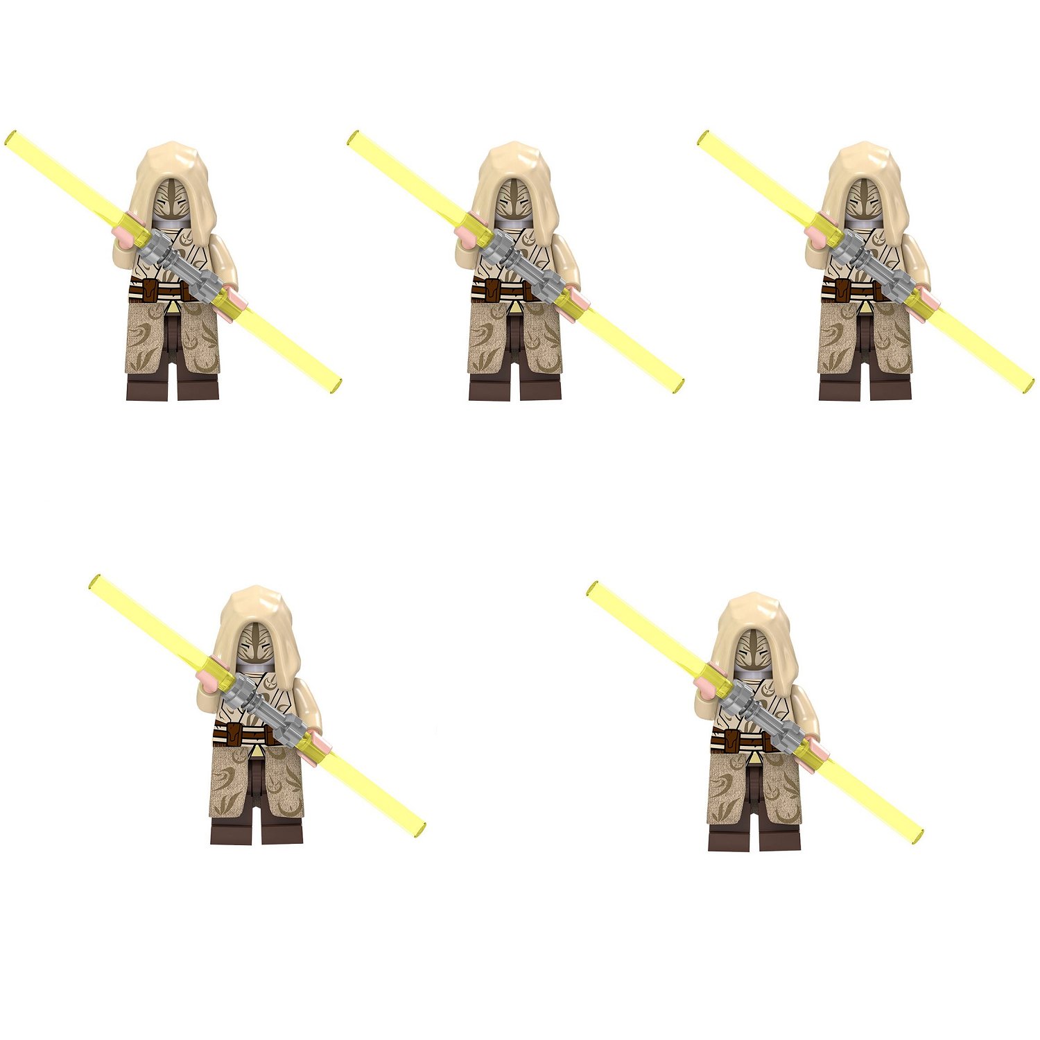 Star Wars Jedi Temple Guards 5pcs Minifigures Building Toy