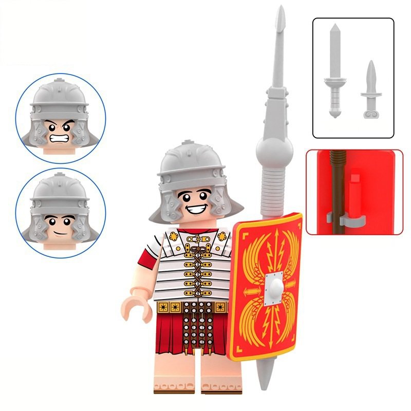 Ancient Rome Roman Infantry Soldier Lego Compatible Minifigure Bricks Toys