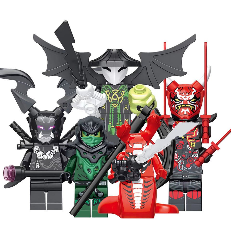 Ninjago Vangelis Skull Sorcerer Morro The Omega Mr. E Fangtom 5pcs ...